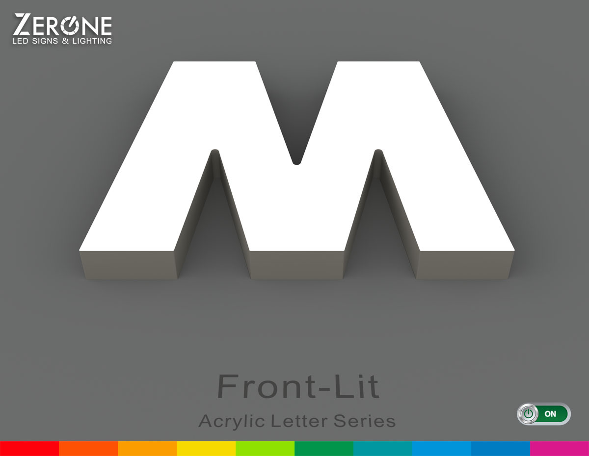 ZERONE SIGN（ZERO ONE SIGN）零壹标识 亚克力字、迷你字 LED SIGN , ACRYLIC SIGN ...